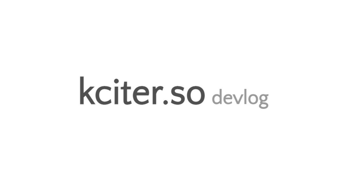 kciter.so | devlog